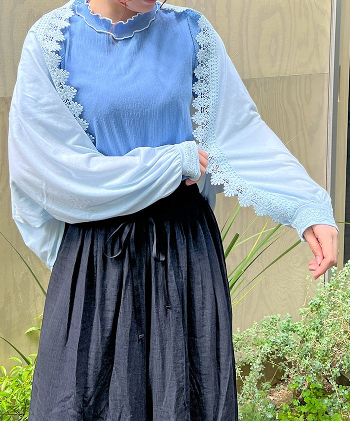 2-Way UV Stoll with Rose Button – axes femme from JAPAN