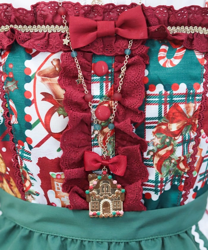 Gingerbread House Necklace – axes femme from JAPAN