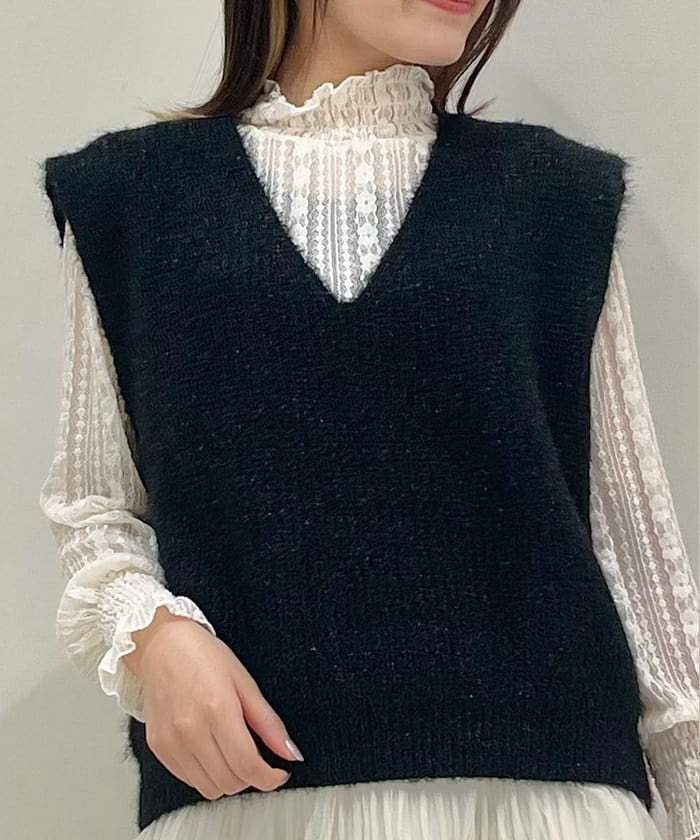 Knit Vest – axes femme from JAPAN