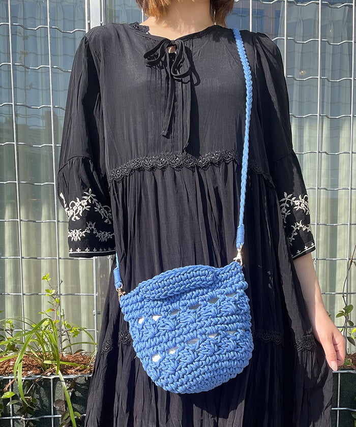 Pattern Knit Mini Shoulder Bag – axes femme from JAPAN