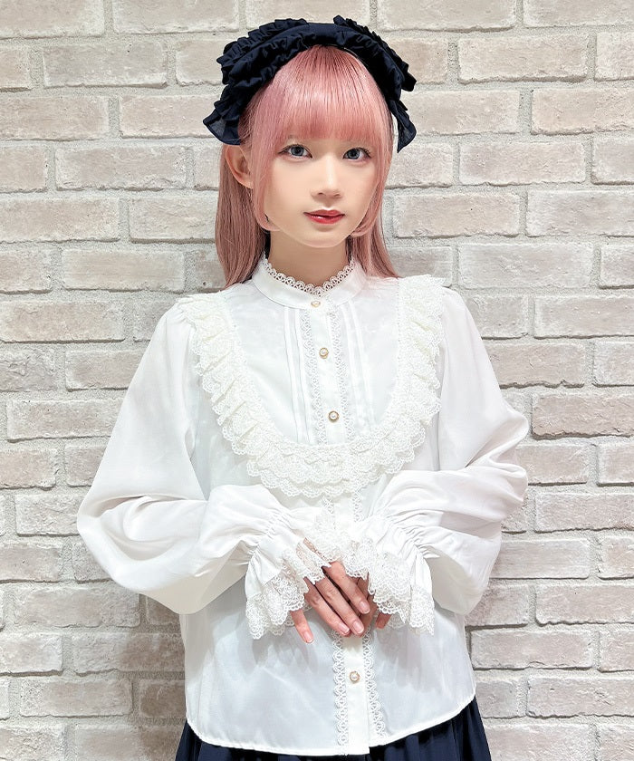 Yoke Panel Blouse – axes femme from JAPAN