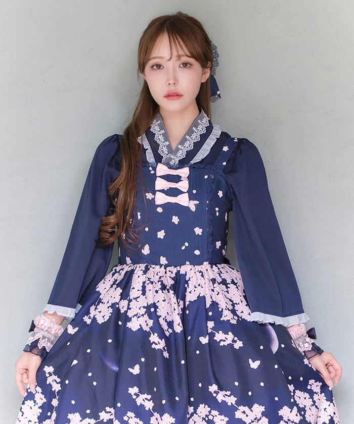 Lace Collar Japanese Style Blouse – axes femme from JAPAN