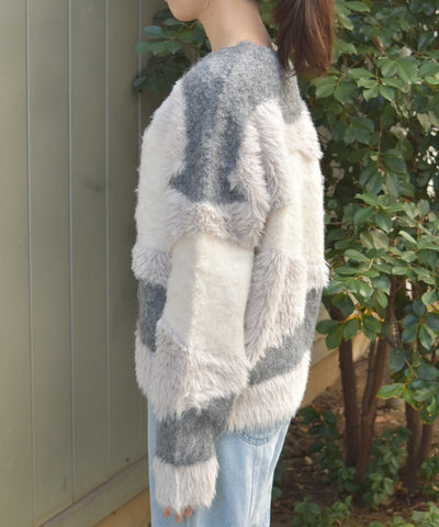 Random Color Scheme Knit Top – axes femme from JAPAN