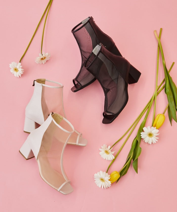 Line Design Sheer Boots – axes femme from JAPAN