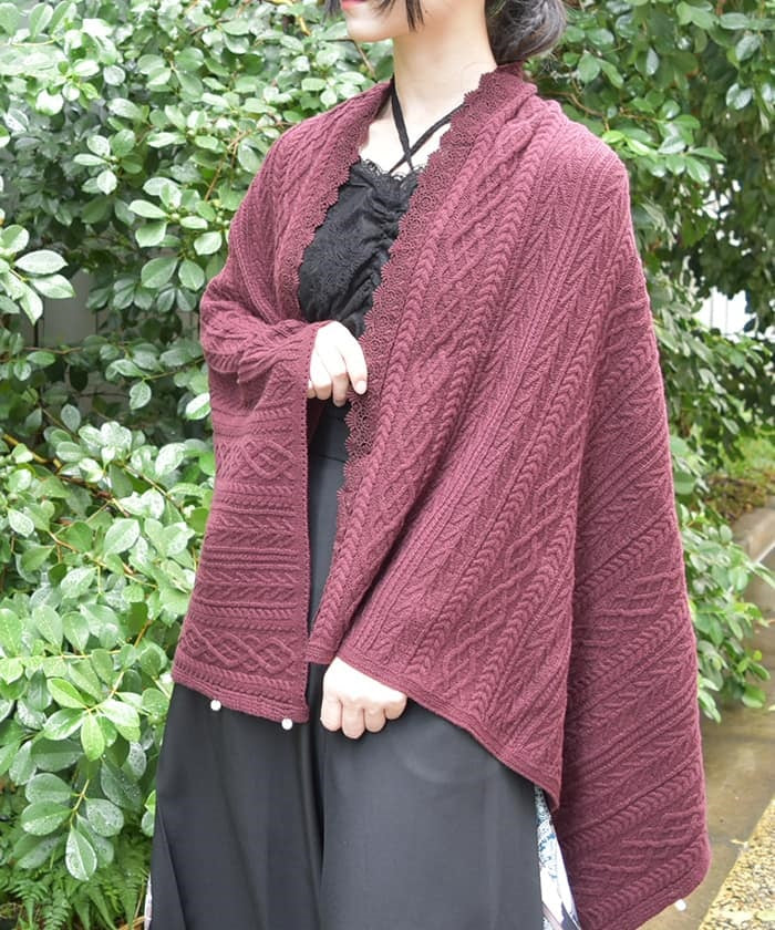 2-Way Knit Stoll – axes femme from JAPAN